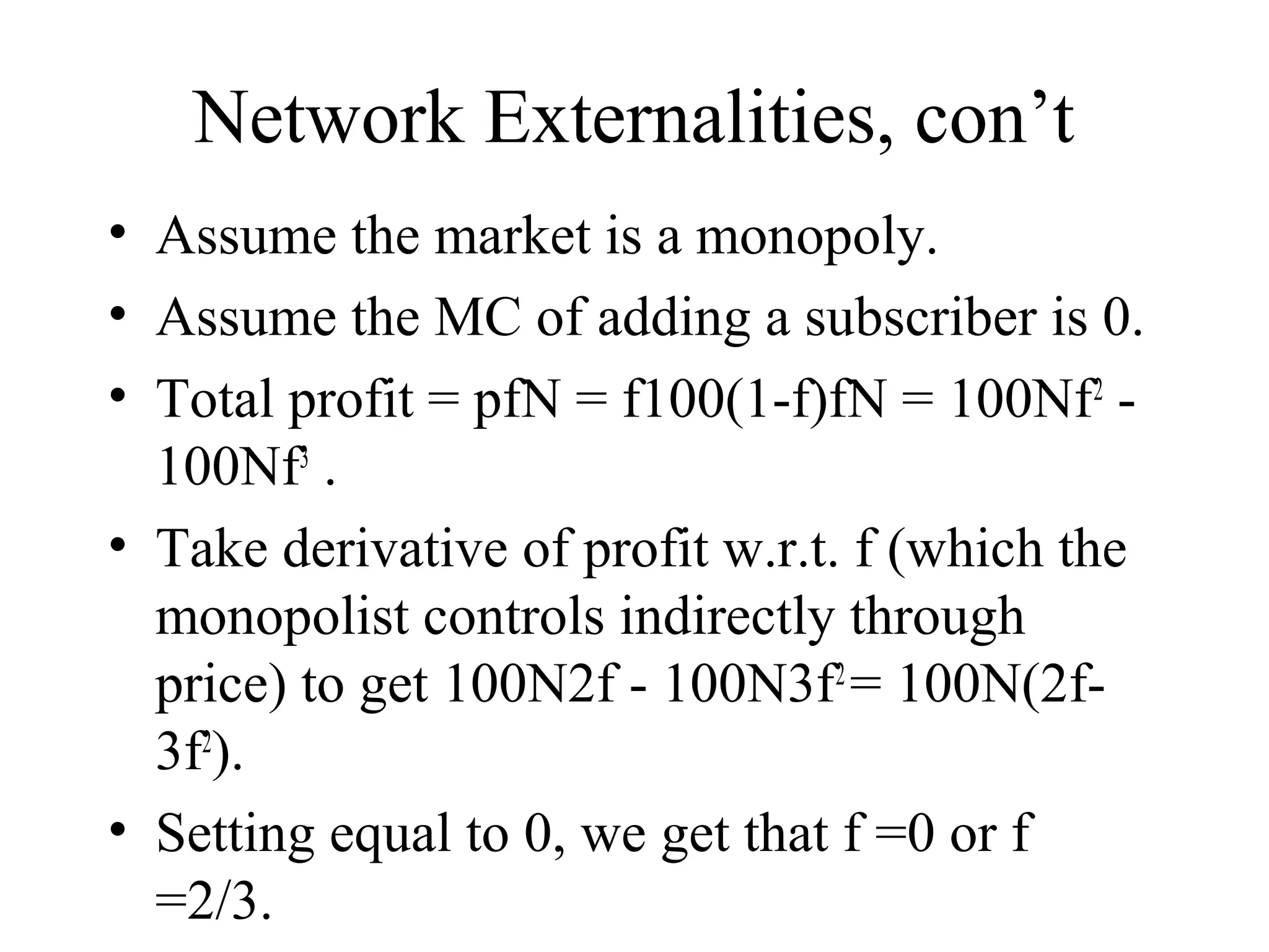 Network externalities | PPT