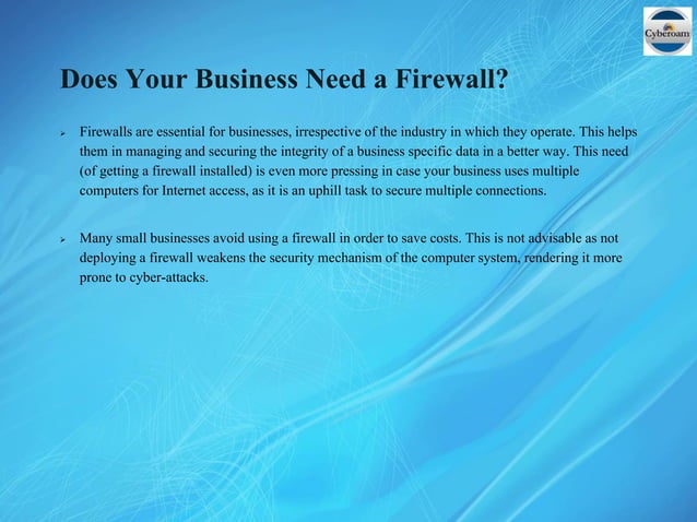 Network firewall function & benefits | PPT