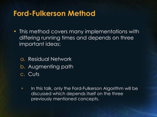Flow Network Talk | PPT