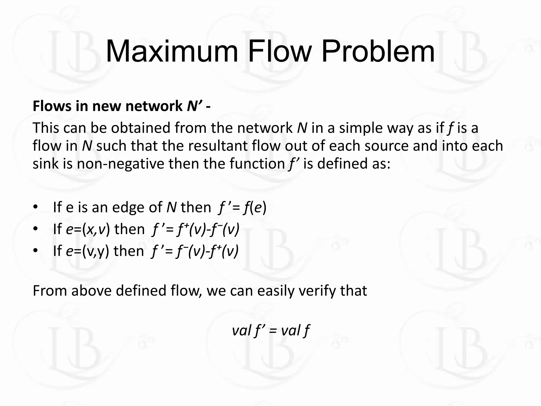 Network flows | PPTX