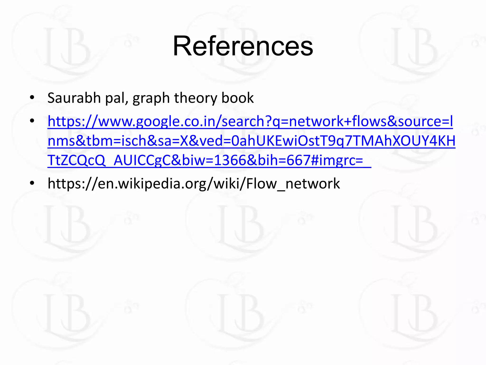 Network flows | PPTX