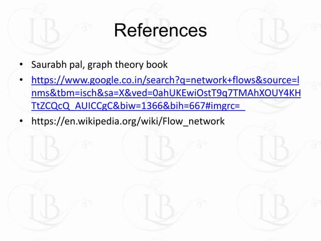 Network flows | PPTX