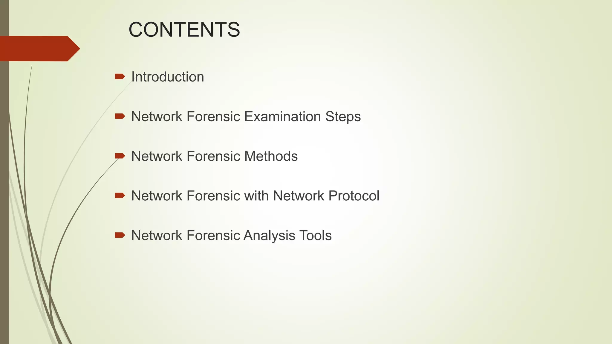 Network forensic | PPTX
