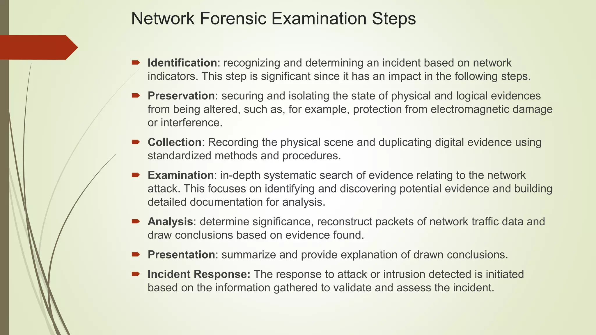 Network forensic | PPTX