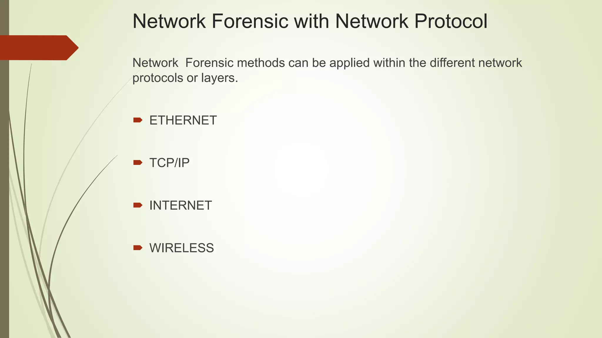Network forensic | PPTX