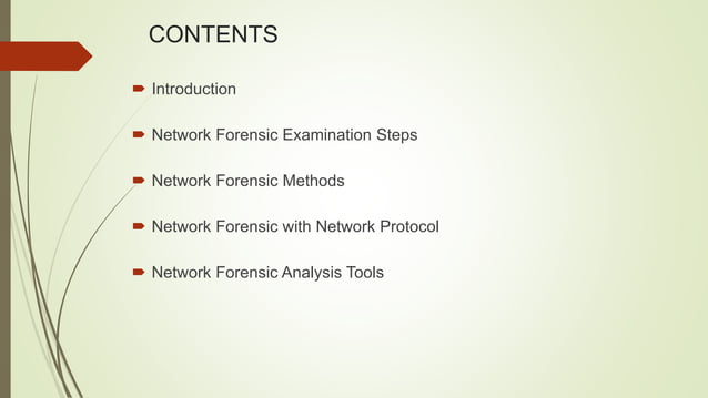 Network forensic | PPTX
