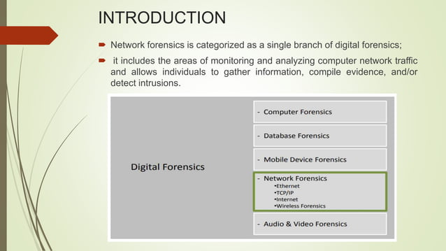 Network forensic | PPTX