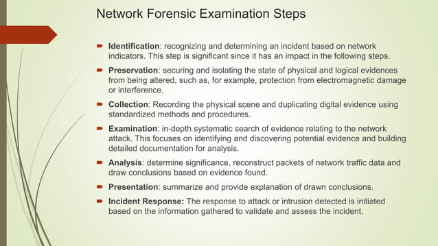 Network forensic | PPTX