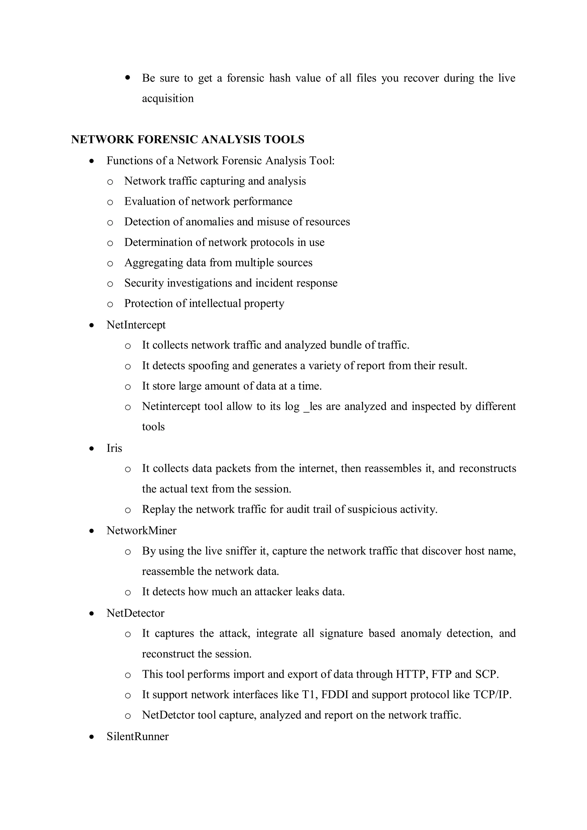 Network forensics | PDF