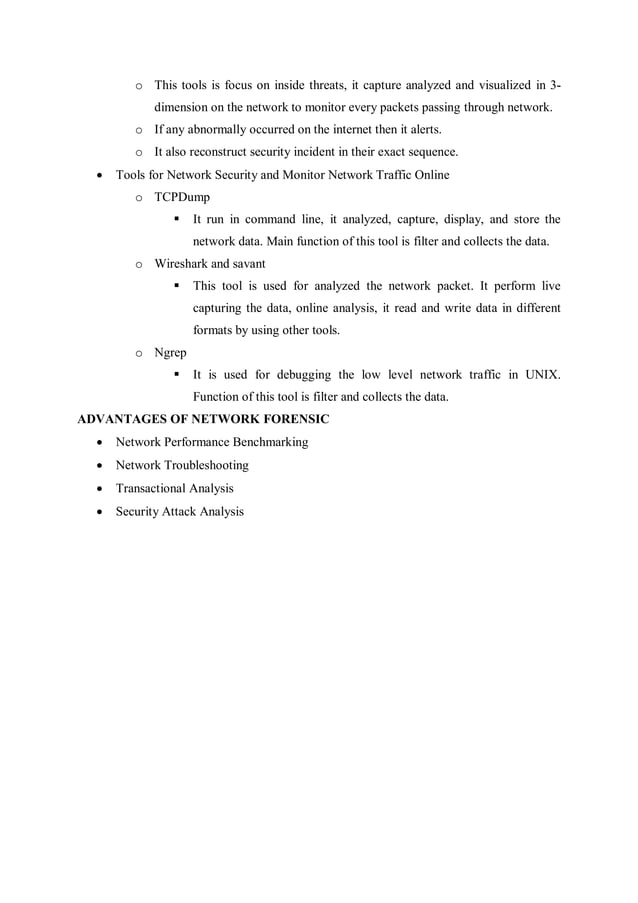 Network forensics | PDF