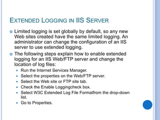 Network forensics and investigating logs | PPTX | Information and Network Security | Computing