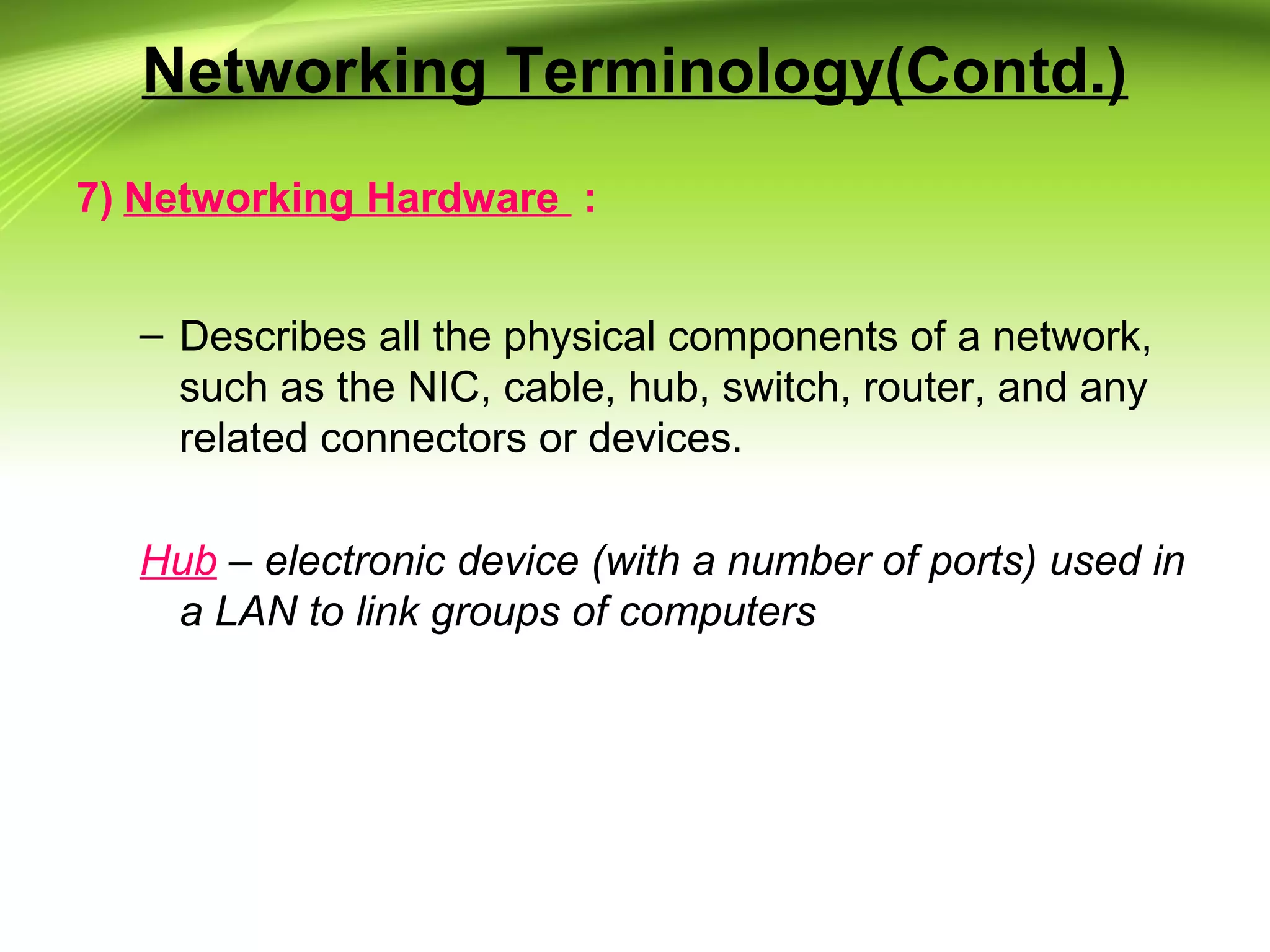 Networking Fundamentals | PPT