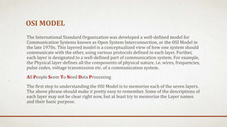 Network fundamentals | PPT