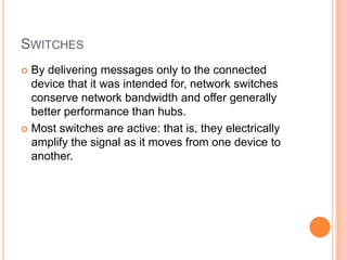 Network Hardware And Software | PPTX