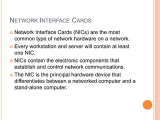 Network Hardware And Software | PPTX