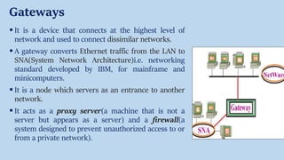 Network Devices | PPTX