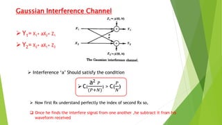 Network information theory,Multiterminal Network,Guassian channels | PPTX