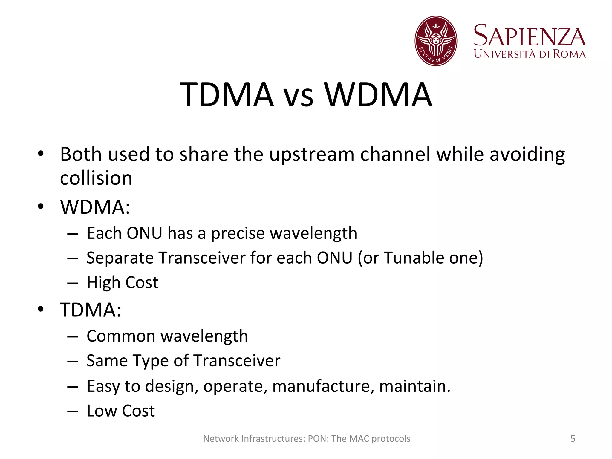Passive Optical Networks The Mac Protocols Ppt