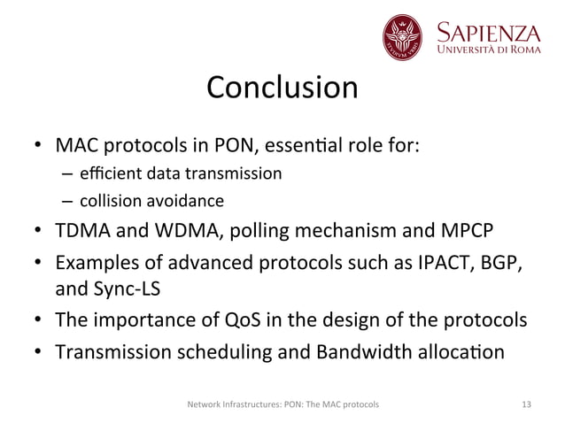 Passive Optical Networks The Mac Protocols Ppt
