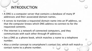 Domain Name System and Dynamic Host Configuration Protocol.pptx | Web ...