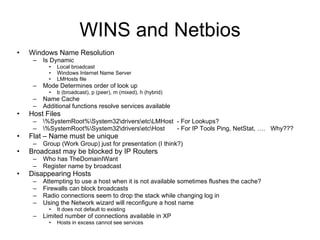 Networking 101 | PPT