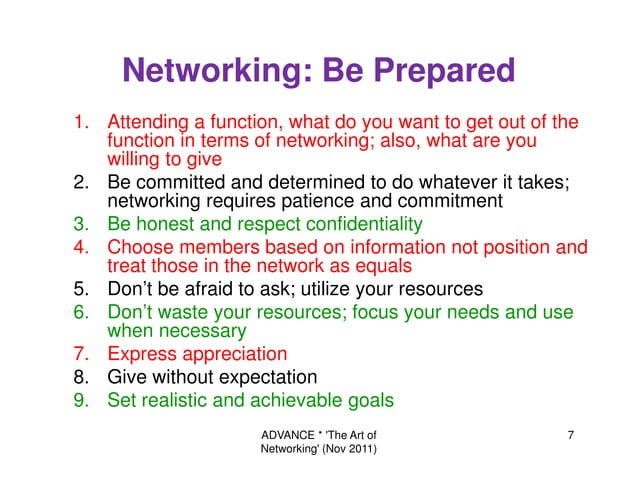 Art of Networking | PDF | Social Networking | Internet
