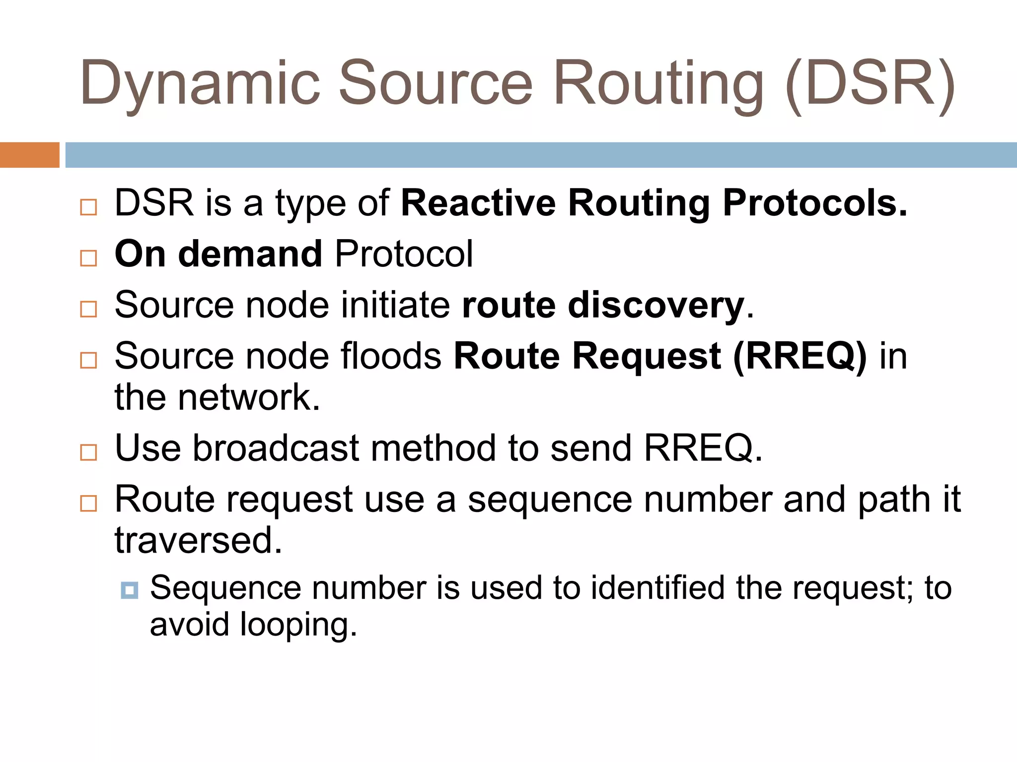 Mobile Ad hoc Networks | PPTX