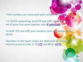 Addressing in networking (IP,MAC,Port addressing) | PPTX