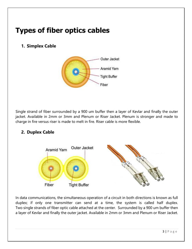 Fiber optic cables | PDF | Computer Networking | Computing