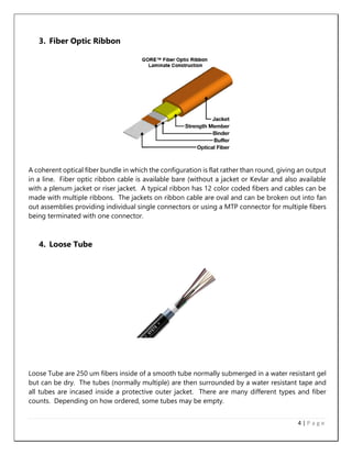 Fiber optic cables | PDF