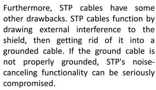 Networking - UTP and STP Cable - Straight and Crossover - By Mark John ...