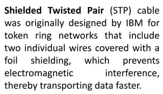 Networking - UTP and STP Cable - Straight and Crossover - By Mark John ...
