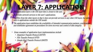 Networking (osi model) | PPT