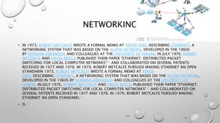 Networking | PPT