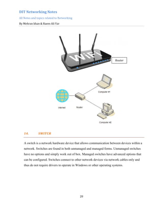 Networking Notes For DIT Part 1 | PDF