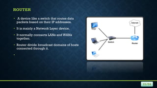 Networking by Mujahid Hussain | PPT