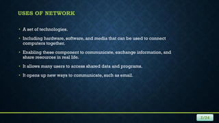 Networking by Mujahid Hussain | PPT