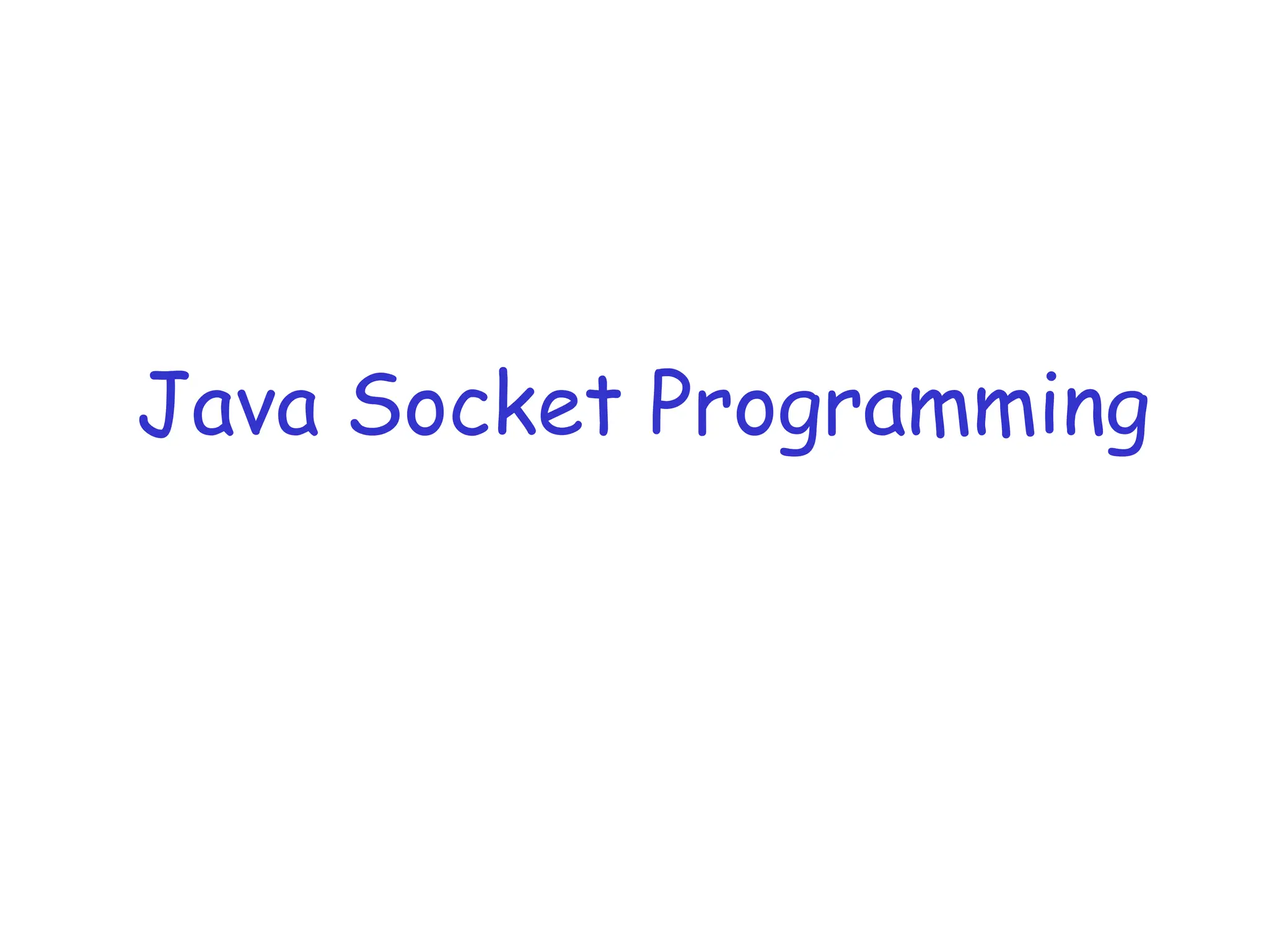 Networkingpptclientserver Socket Uses In Program Ppt