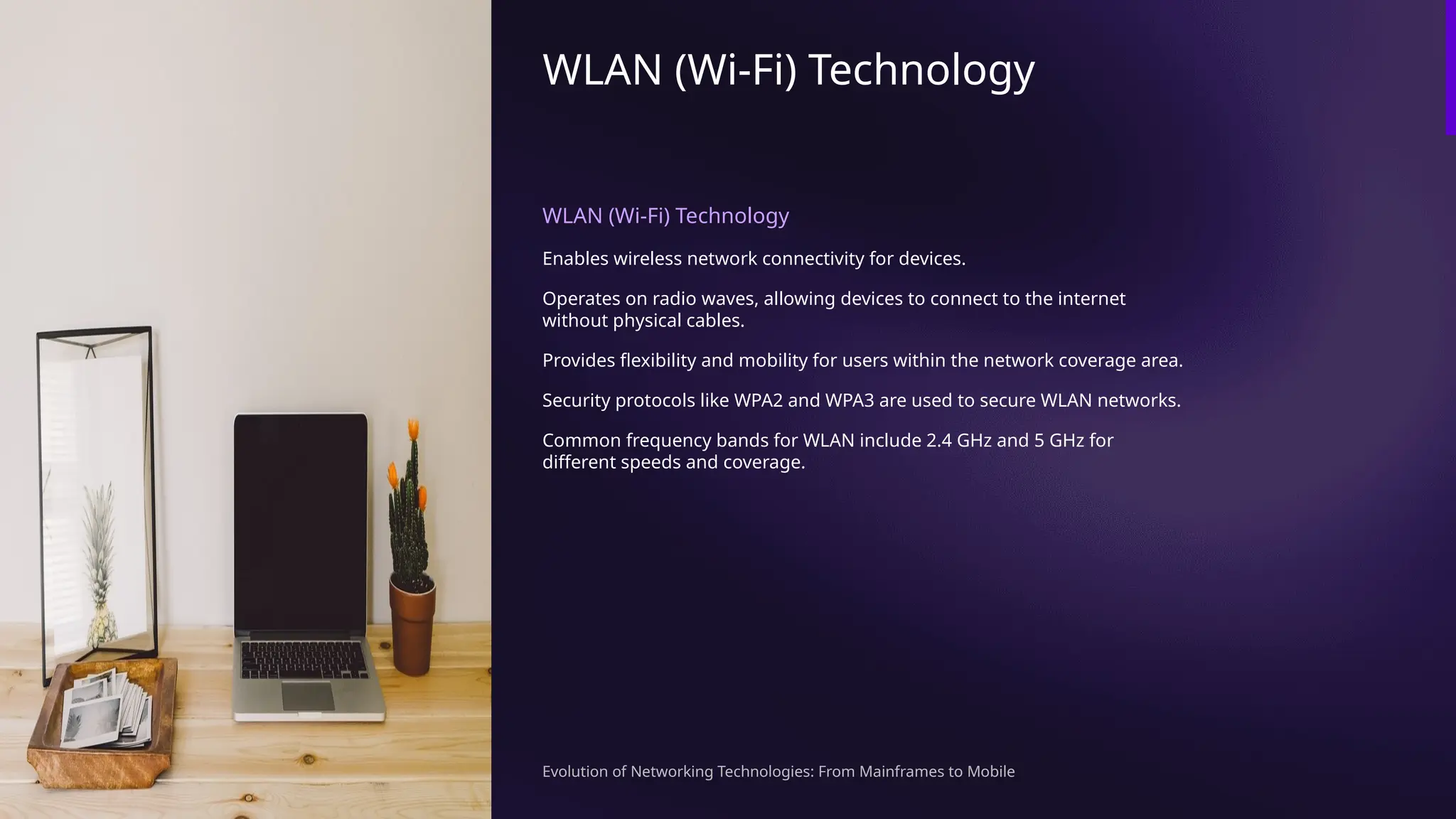 Evolution Of Networking Technologies From Mainframes To Mobile Ppt