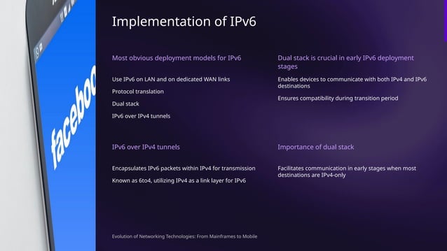 Evolution Of Networking Technologies From Mainframes To Mobile Ppt