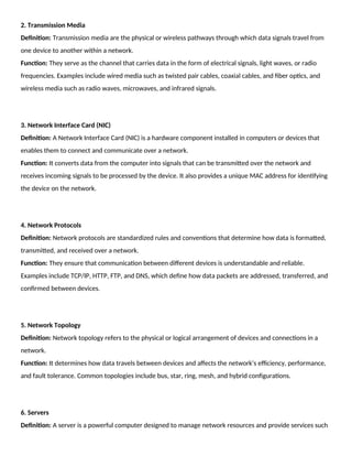 Introduction-to-Computer-Networking.Definitons | DOCX