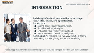 Networking Etiquette: Dos and Don’ts for Career Success | PPT