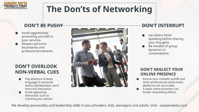 Networking Etiquette: Dos and Don’ts for Career Success | PPT