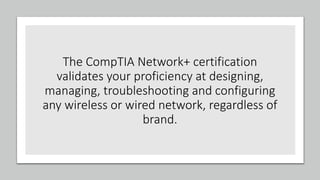 CompTIA Network+ Training Courses | PPTX