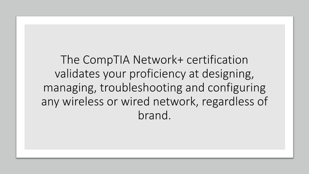 CompTIA Network+ Training Courses | PPTX | Computer Networking | Computing