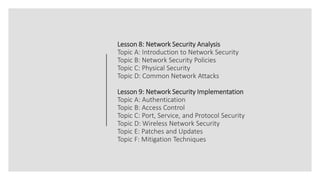 CompTIA Network+ Training Courses | PPTX