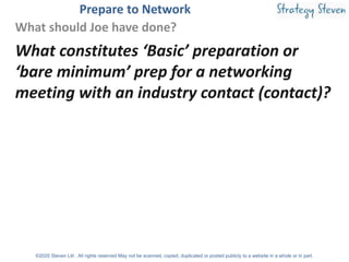 Networking Preparation | PPT