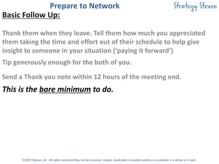 Networking Preparation | PPT