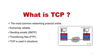 A Comparative Study of TCP & UDP Protocols | PPTX