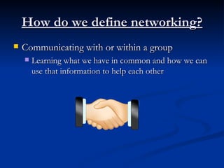 Networking 101 | PPT | Resume Writing and Advice | Job Search